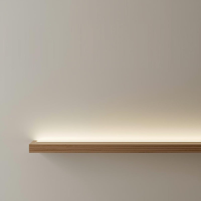 Floating Timber Shelf with LED Lighting – Joinery Department
